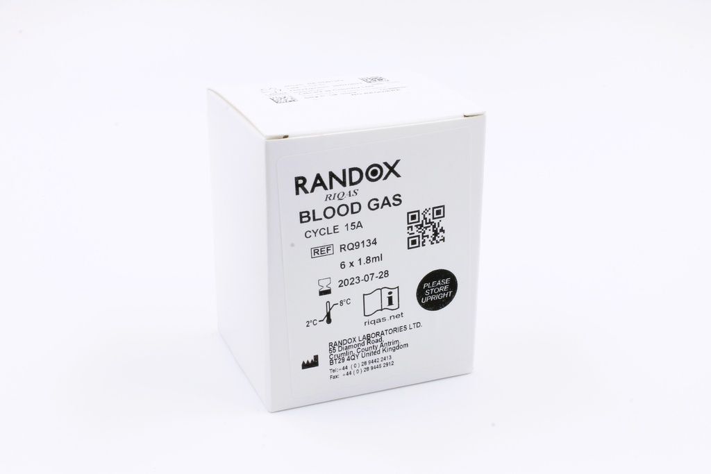 Control de Calidad Externo RIQAS Gases Arteriales. 11 Mensurandos. Rep ...